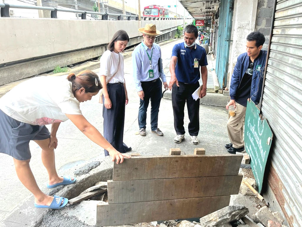 สก.เขตบางซื่อ ภัทราภรณ์ กับการแก้ไขปัญหาทางเท้า ถนนประชาราษฎร์สาย 2 ...