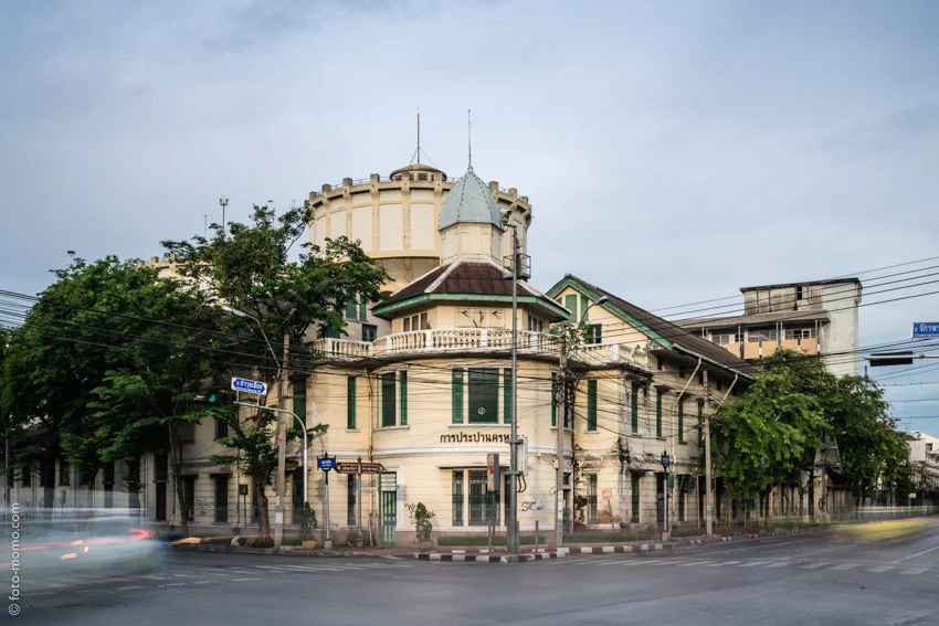 ปรับปรุงพื้นที่ หอส่งน้ำประปา สี่แยกแม้นศรี ถนนบำรุงเมือง - CIVIL-DIARY.com